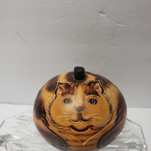 Handmade | Accents | Peruvian Handmade Folk Art Gourd Trinket Box ...